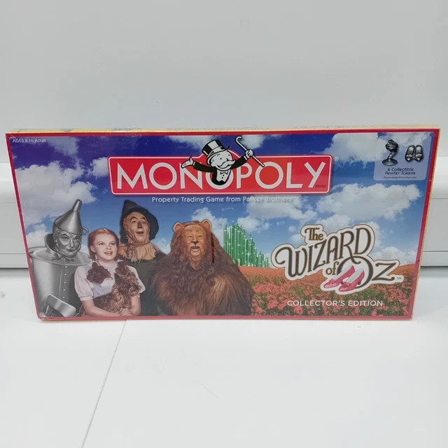 THE WIZARD OF Oz Monopoly Board Game Collector's Edition New & Sealed ...