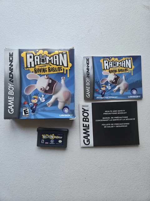 RAYMAN RAVING RABBIDS (Nintendo Game Boy Advance, 2006) COMPLETE w/ Box ...