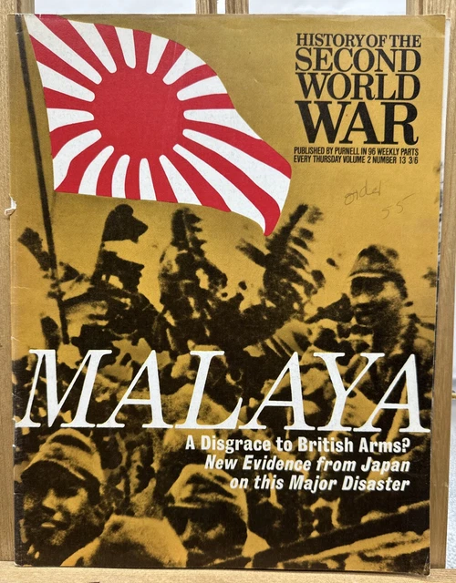 HISTORY OF THE Second World War II VOL. 2 NO. 13 Magazine In Good ...