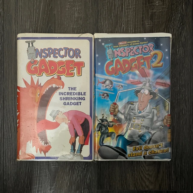 LOT OF 2 VHS Inspector Gadget 2 & Vol.3 [1986] CFP Video Lion Gate Very ...