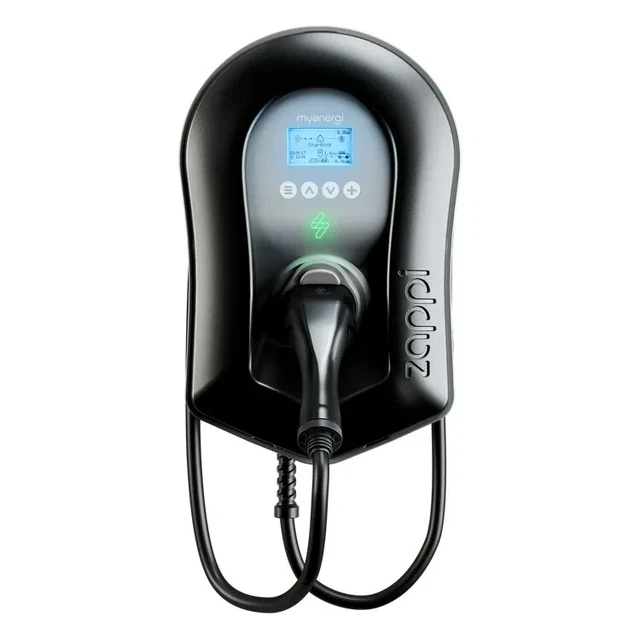 MYENERGI ZAPPI 7KW to 22kw EV Tethered Charger 6.5 Mtr Lead Black £610. ...