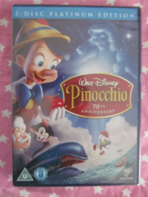 WALT DISNEY PINOCCHIO (DVD, 2012), 70th Anniversary Edition, Sealed NEW ...