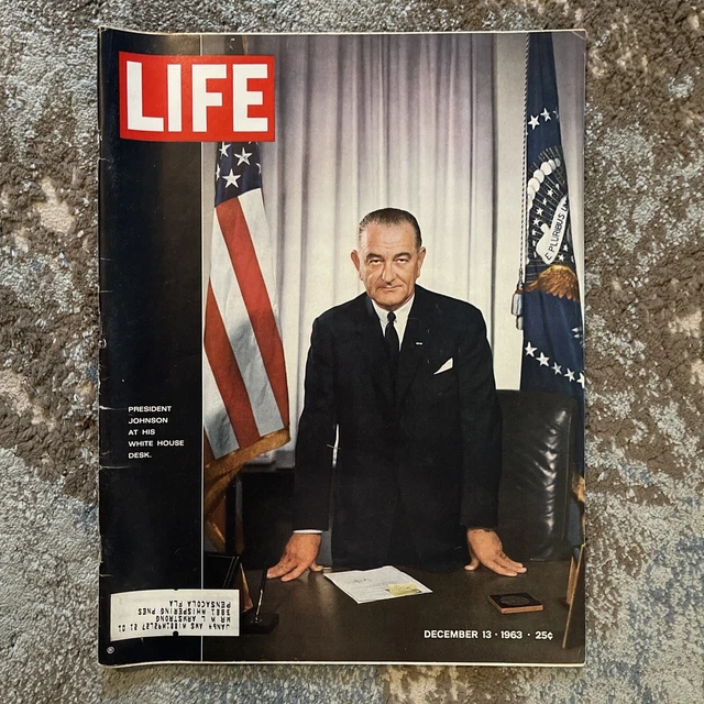 LIFE MAGAZINE DECEMBER 13 1963 60th Birthday Anniversary Present White ...