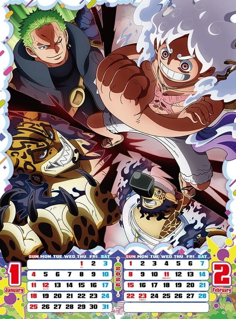 CALENDRIER TOEI ANIMATION One Piece 2026 A2 Cl-012 Japon EUR 39,30 ...