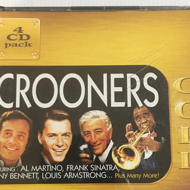 CROONERS GOLD 4 CD box set Frank Sinatra Tony Bennet Al Martino Louis ...