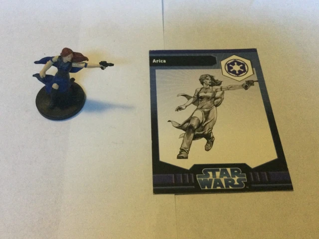 ARICA STAR Wars Miniatures With Stat Card $25.00 - PicClick AU
