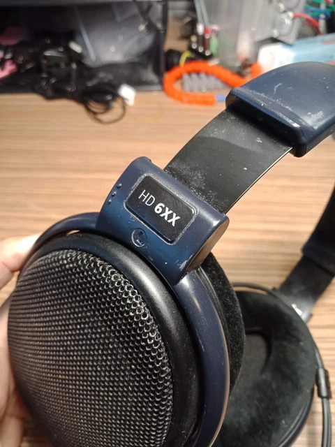 USED SENNHEISER HD 6XX Dark Blue Professional Headphones - Very Good ...