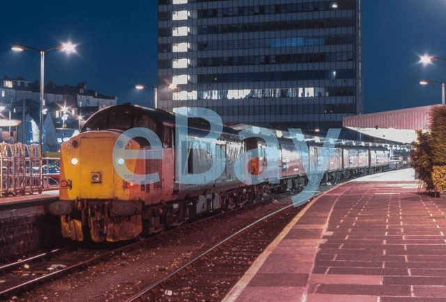 35MM RAILWAY SLIDE Class 37 37516 @ Plymouth Copyright to Buyer £4.99 ...