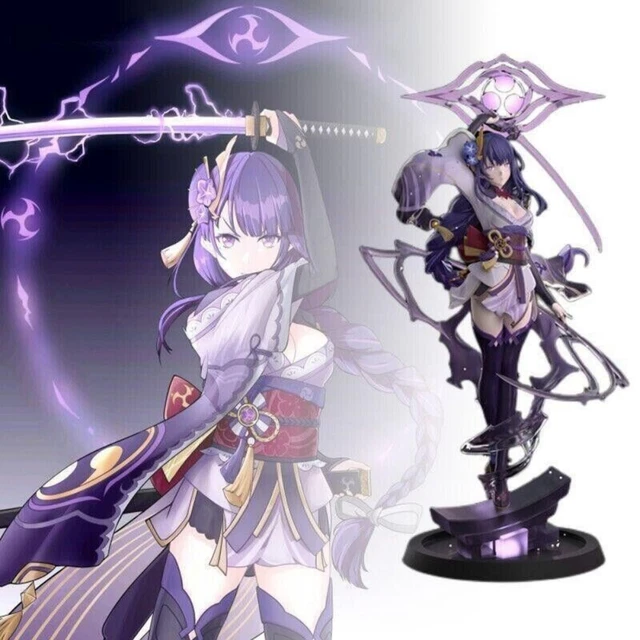 FIGURINE GENSHIN IMPACT Raiden Shogun Belzébul statue GK modèle PVC ...