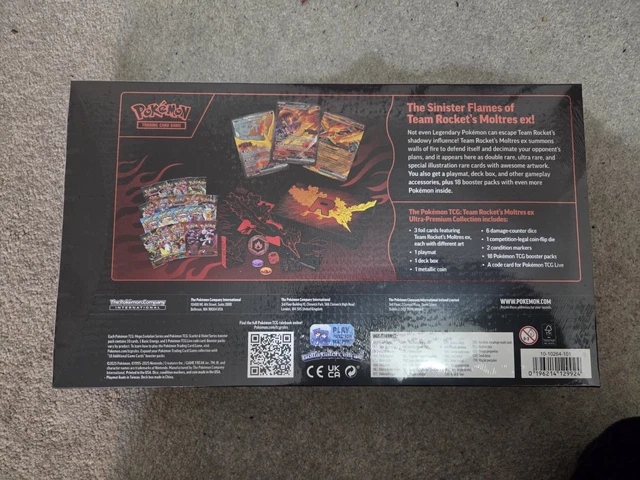 POKEMON TEAM ROCKET'S Moltres ex Ultra Premium Collection UPC £170.00 ...