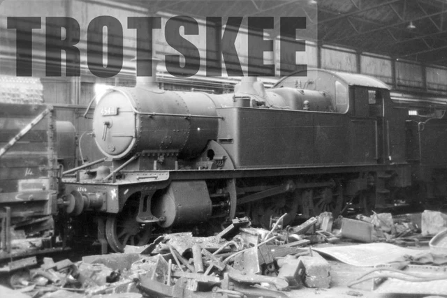 35MM NEGATIVE BR British Railways Steam Loco 4544 Class 4500 Swindon ...