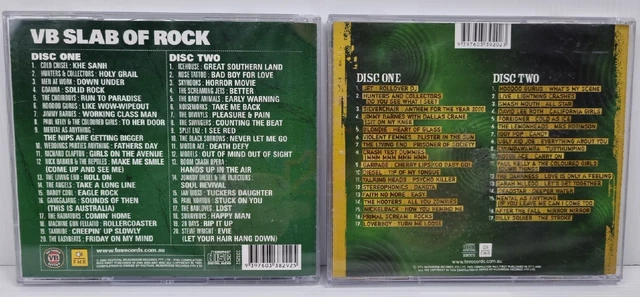 VB VICTORIA BITTER Beer Slab of Rock 1 & 2 CD Cold Chisel, Jimmy Barnes ...