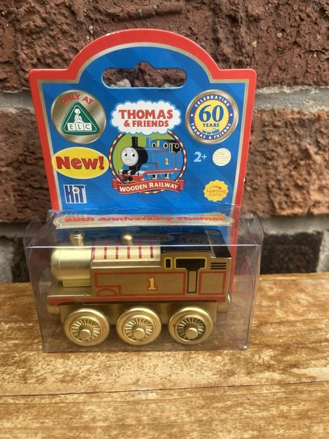 THOMAS TANK ENGINE & Friends Holzeisenbahn GOLD THOMAS - NEU ...