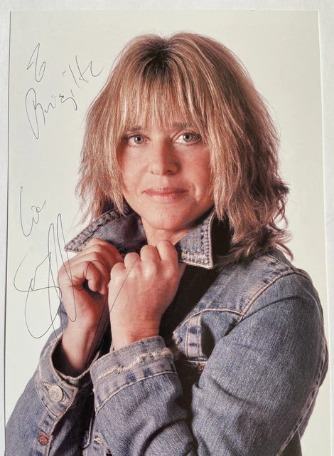 SUZI QUATRO SIGNIERT A5-Karte Musik Unterschrift Signatur Autogramm ...