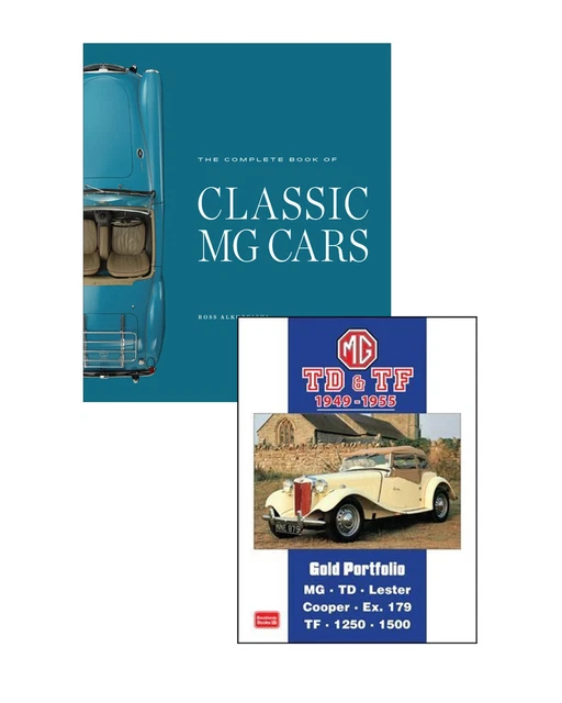 COMPLETE BOOK OF Classic MG Cars MG TD-TF 1949-1955 2 Book Set £64.88 ...