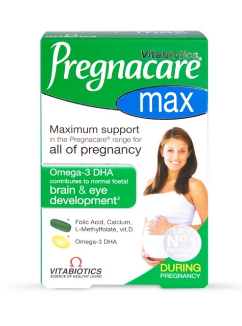VITABIOTICS PREGNACARE MAX Tablets Plus Omega 84 Capsules £15.99 ...