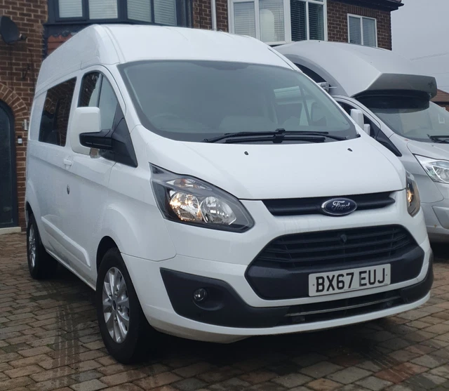 FORD TRANSIT CUSTOM High Roof Crew Van Limited Spec Ulez Compliant £ ...
