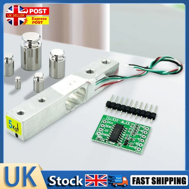 HX711 WEIGHT SENSOR Module 5KG Load Cell for Microcontroller (HX711 and ...
