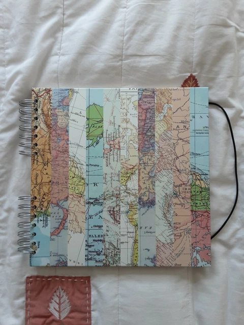 PAPERCHASE MAPS SQUARE Scrapbook/Photo Album/Travel Album £6.80 ...