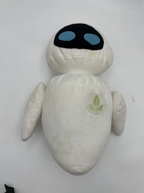 DISNEY STORE PIXAR Wall-E Wall E Eva Eve Plush Robot 7"H Free S&H £18. ...
