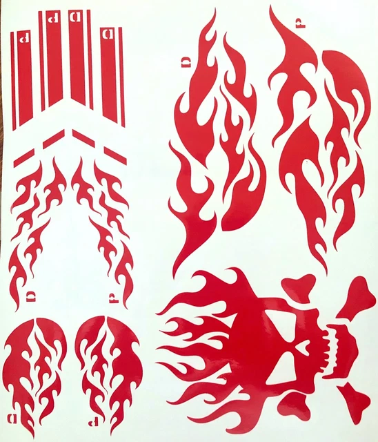 RC VW DECALS STICKERS For Tamiya Monster Beetle Sand Scorcher Blitzer ...