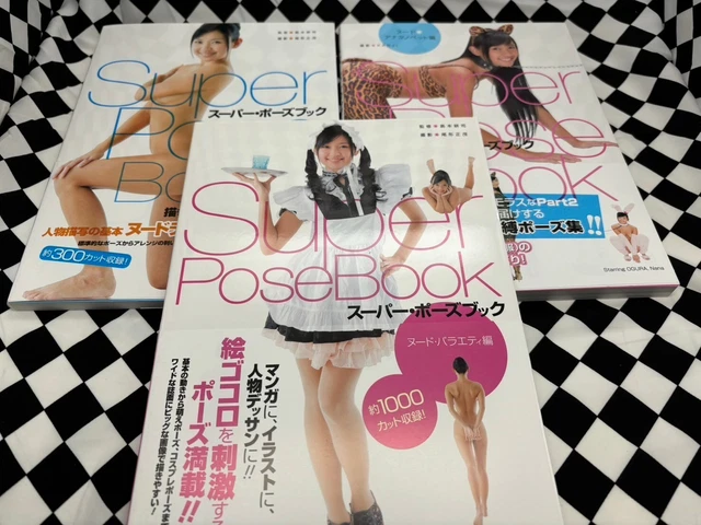 [3 VOLUMES SET] Super Pose Book Nana Ogura Draw Nudity & Pet &Variety Japan £93.36 - PicClick UK