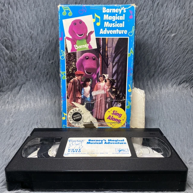 BARNEY - BARNEYS Magical Musical Adventure VHS 1993 Kids Cartoon ...