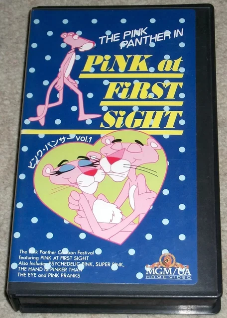 THE PINK PANTHER in PINK AT FIRST SITE DePatie / Freleng JAPAN VHS ...
