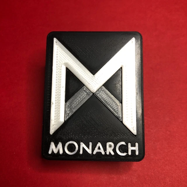 MONSTERVERSE MONARCH LOGO Badge - 3D Printed £7.20 - PicClick UK