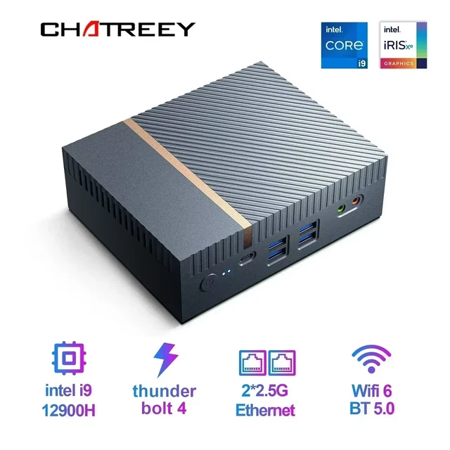 POWERFUL MINI PC Intel i5 i7 i9 Gaming 2X2.5G Ethernet Pcie Wifi 6 ...
