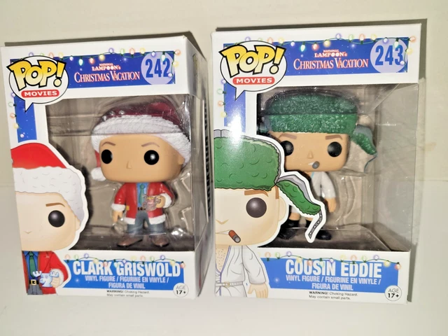 FUNKO POP! #242 Clark Griswold & # 243 Cousin Eddie, New In The ...