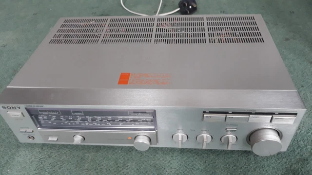SONY STR-VX2L FM-AM Stereo Tuner Amplifier With Dual 8-16 Ohm Speaker ...