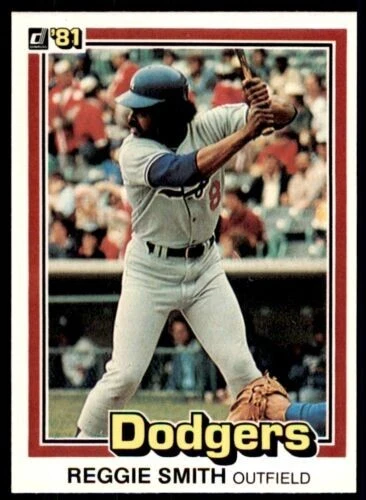 1981 DONRUSS REGGIE Smith. Los Angeles Dodgers #59 EUR 1,09 - PicClick FR