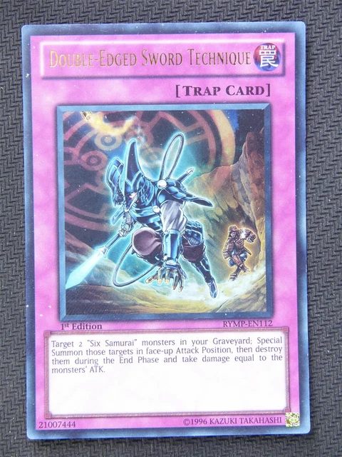 DOUBLE EDGED SWORD Technique RYMP - Ultra Rare - Yugioh Card #5K8 EUR 1 ...