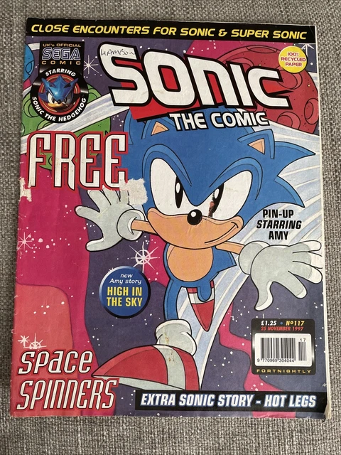 SONIC THE HEDGEHOG - Sonic The Comic UK - Sega / Fleetway Issue No. 140 ...