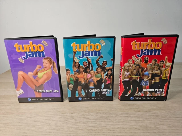 TURBO JAM WORKOUT Collection Lower Body Jam Cardio Party Mix DVD All ...