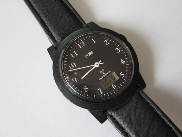 TCM FUNKUHR RADIO Controlled Analog Digital Armbanduhr Wristwatch EUR ...