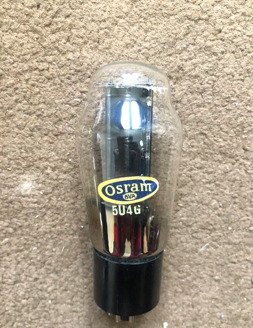 U52 OSRAM 5U4G Directly heated rectifier for vintage and modern amp ...