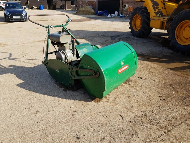 RANSOMES MASTIFF 36 MK2 inch cylinder mower with trailed seat £300.00 ...