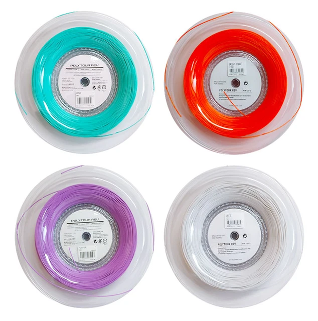 YONEX POLY TOUR Rev 1.20/1.25mm, 16/17LGA 200m Tennis String Reel ...