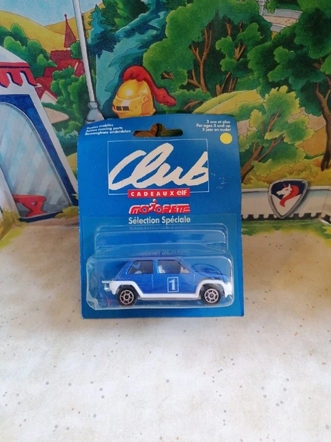 VOITURE RENAULT 5 super 5 gt turbo supercinq majorette majopub 1/51 205 ...