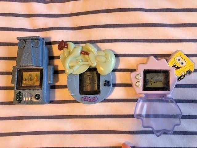 MCDONALDS HAPPY MEAL Toys - Spongebob Squarepants- Handheld Game Bundle ...