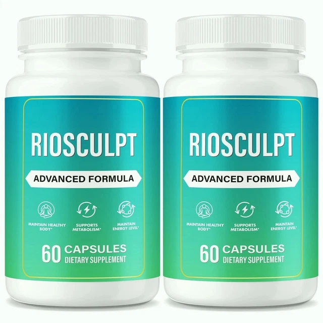 (2 PACK) RIOSCULPT Capsules for Weight loss, Premium Fat-Burning ...