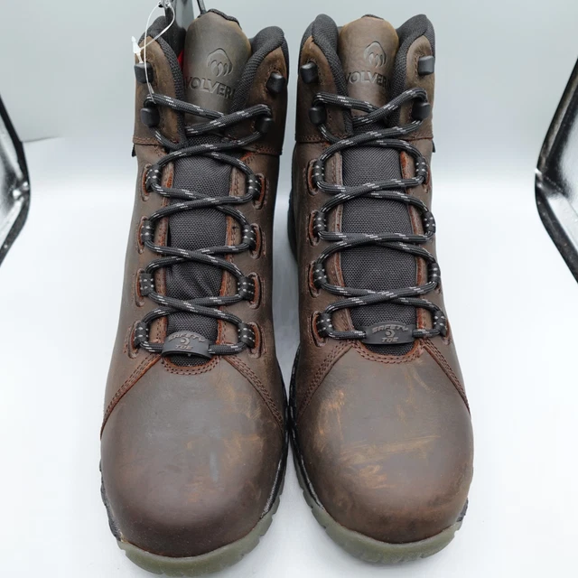 WOLVERINE I-90 RUSH 6" boots Mens 10 M Dark Coffee comp Toe Boots ...