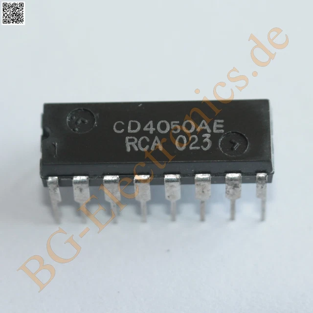 1 X CD4050AE CMOS Hex Buffer/Converters RCA DIP-14 1pcs $12.54 ...