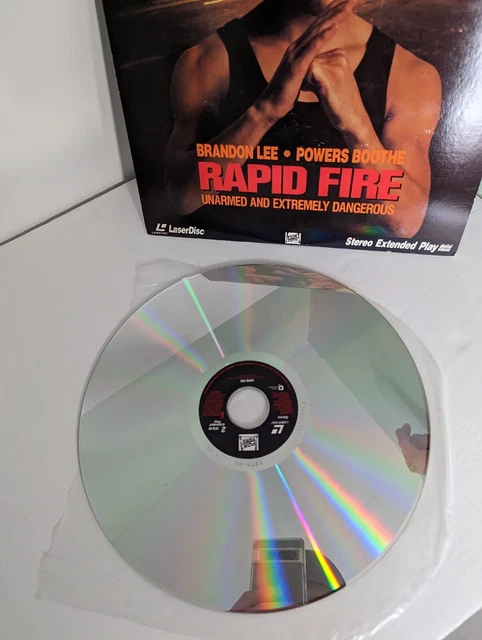 RAPID FIRE (1992) / disque laser LD - disque laser - film de Brandon ...