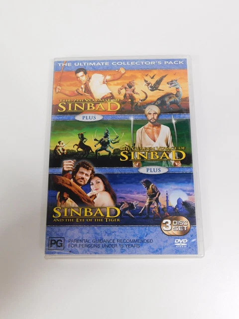 SINBAD: THE ULTIMATE Collector's Pack - 3-disc DVD Set Region 4, Ray ...