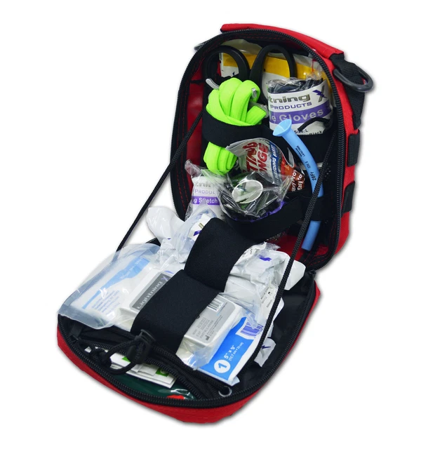 LIGHTNING X GUNSHOT Trauma/Hemorrhage Control Kit in MOLLE IFAK Pouch ...