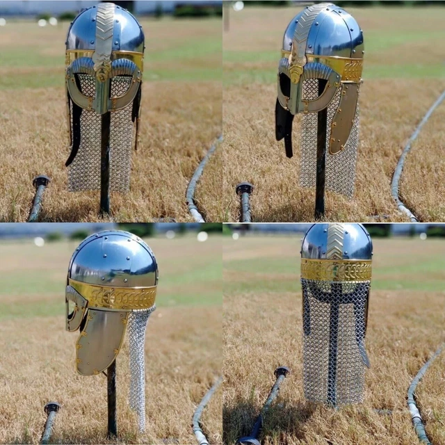 MEDIEVAL SCA VIKING Wolf Helmet Armor Replica Helmet £115.21 - PicClick UK