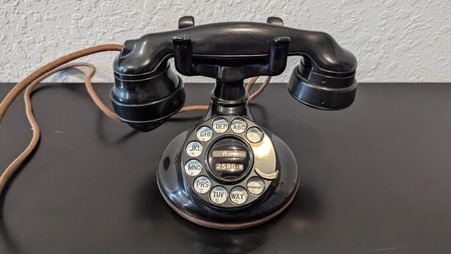 RARE VINTAGE ANTIQUE Western Electric Model E1 Handset Telephone (1925 ...